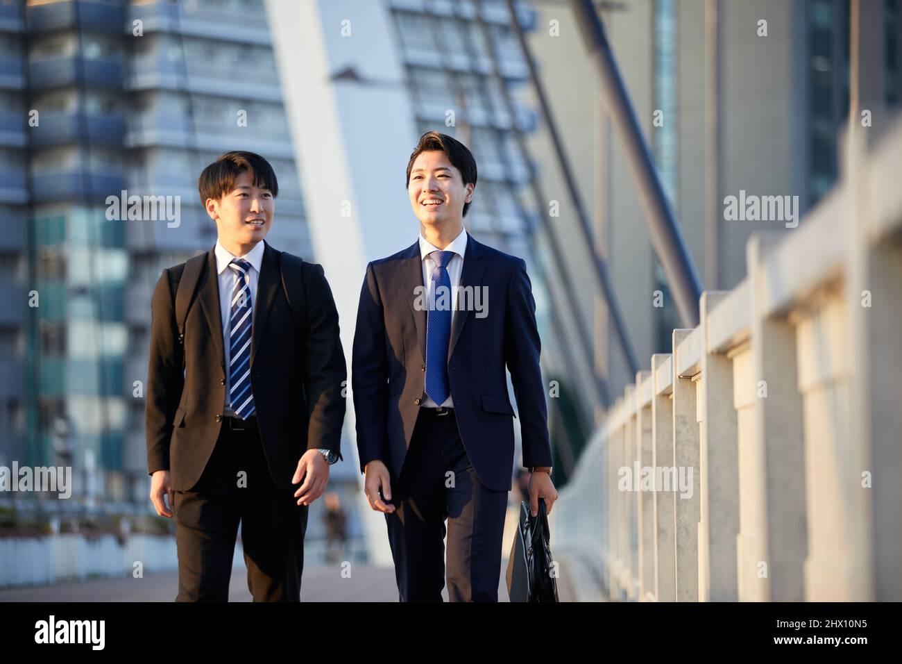 Japanese Businessmen Walking Stock Photo - Alamy