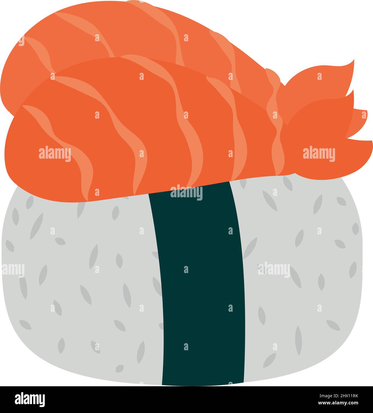 sushi with shrimp Stock Vector Image & Art - Alamy
