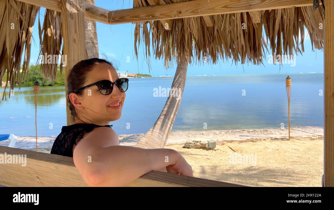 Young woman key west florida hi-res stock photography and images - Alamy