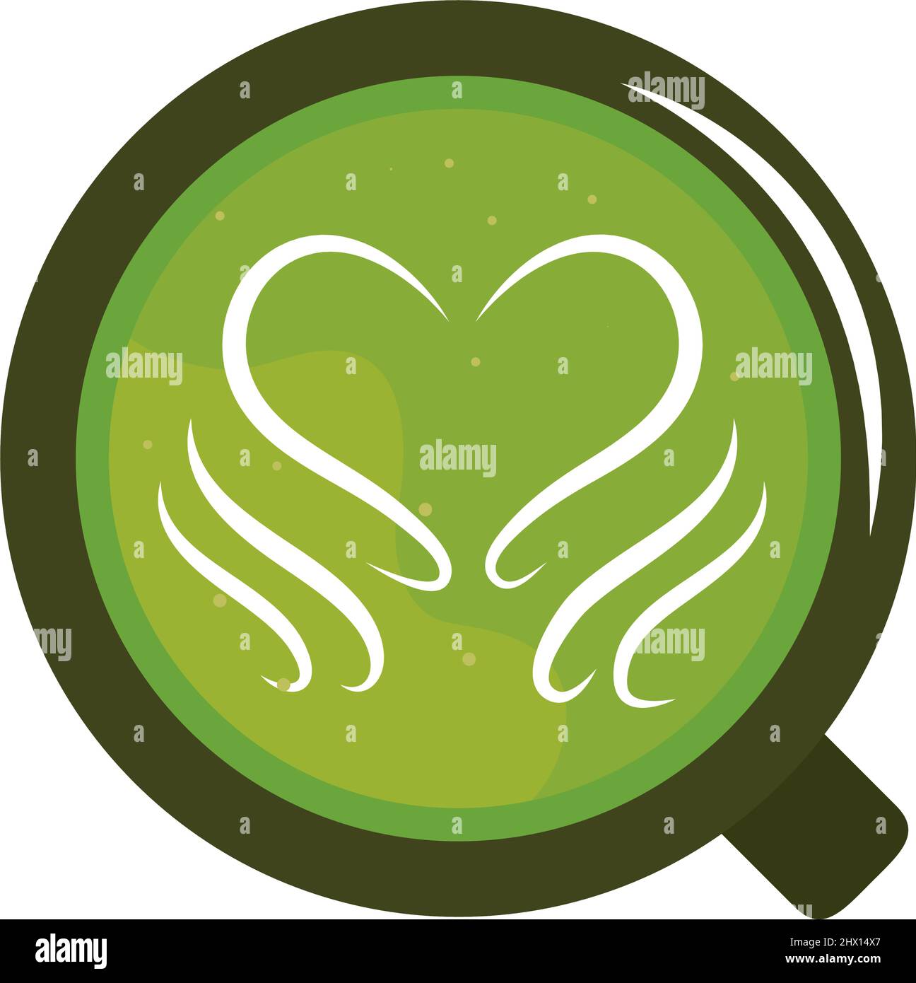 matcha tea beverage Stock Vector Image & Art - Alamy