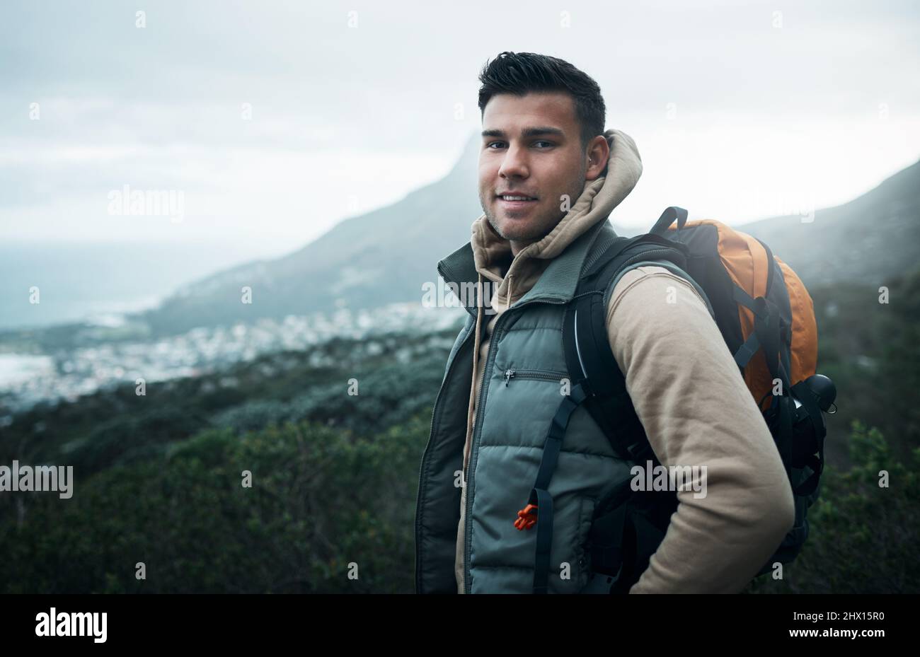 It feels good to be lost in the right direction. Portrait of a young ...