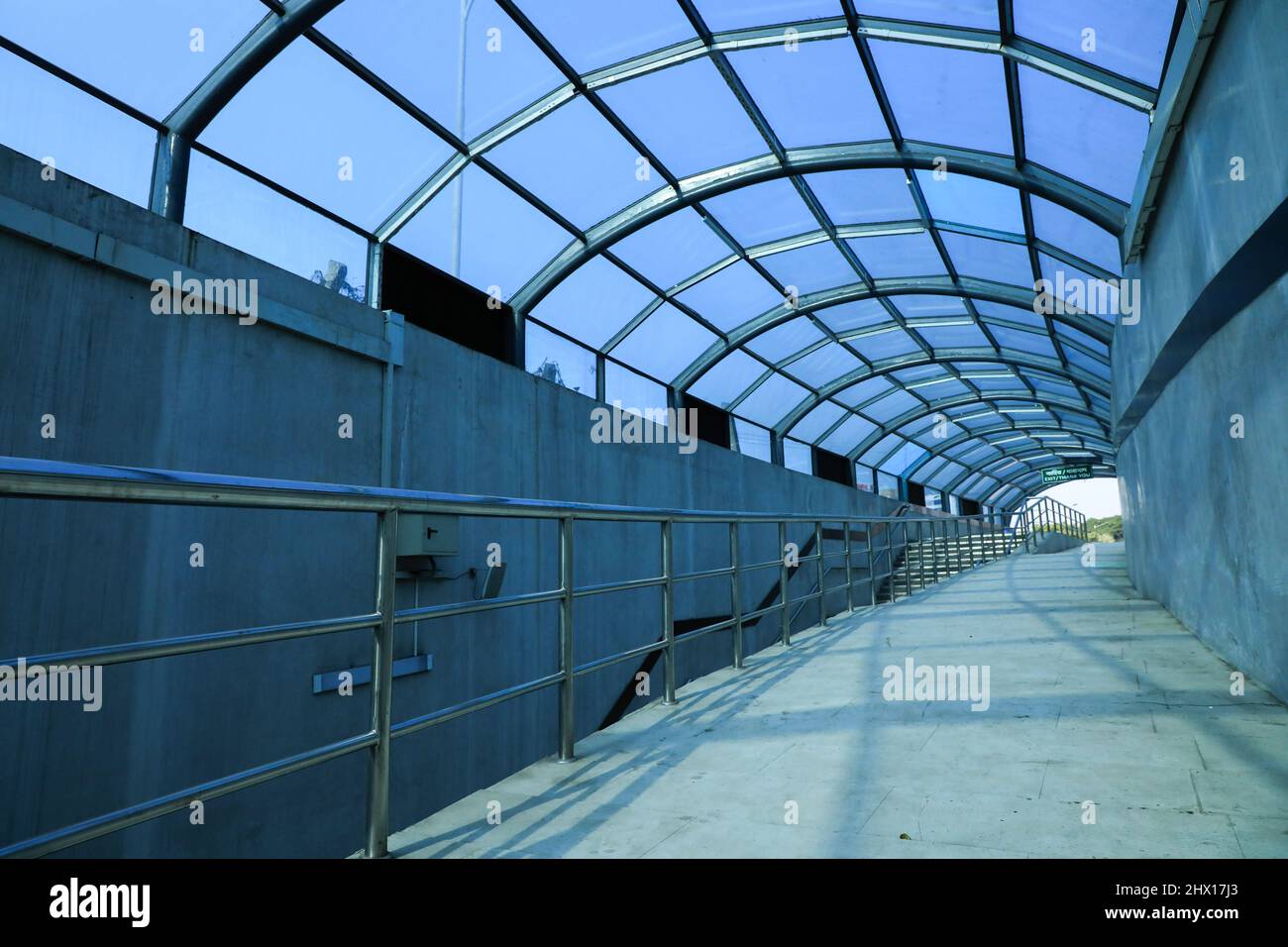 A view of the subterranean pedestrian underpass in Dhaka Stock Photo ...