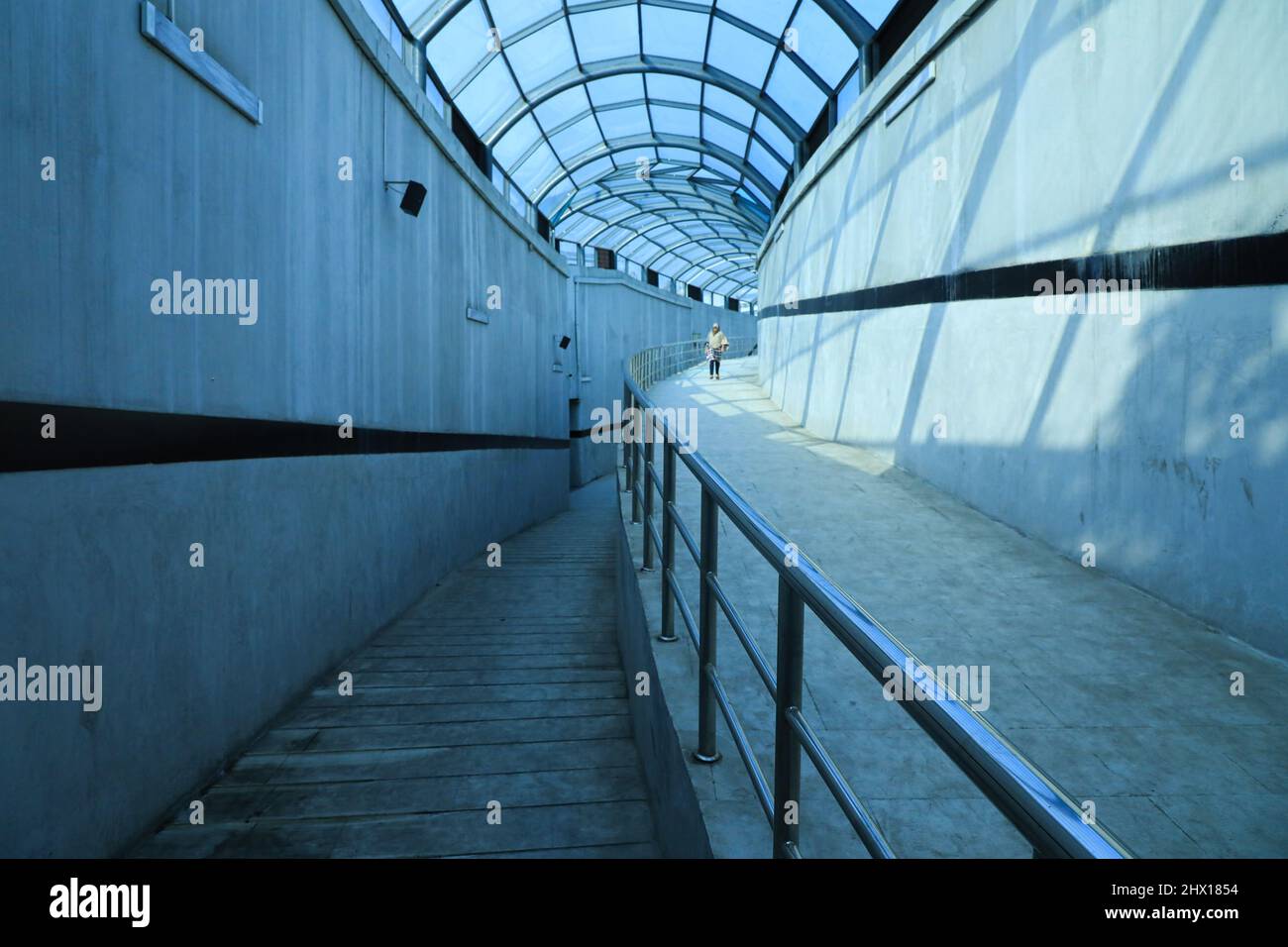Dhaka, Bangladesh. 1st Mar, 2022. A view of the subterranean pedestrian ...