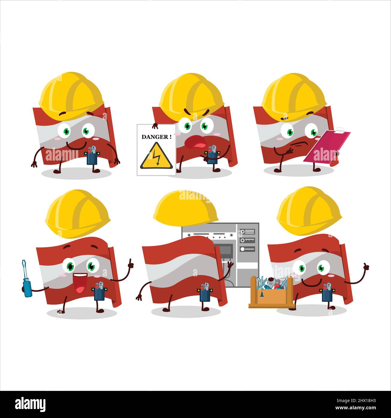 Lineman set vector vectors hi-res stock photography and images - Alamy