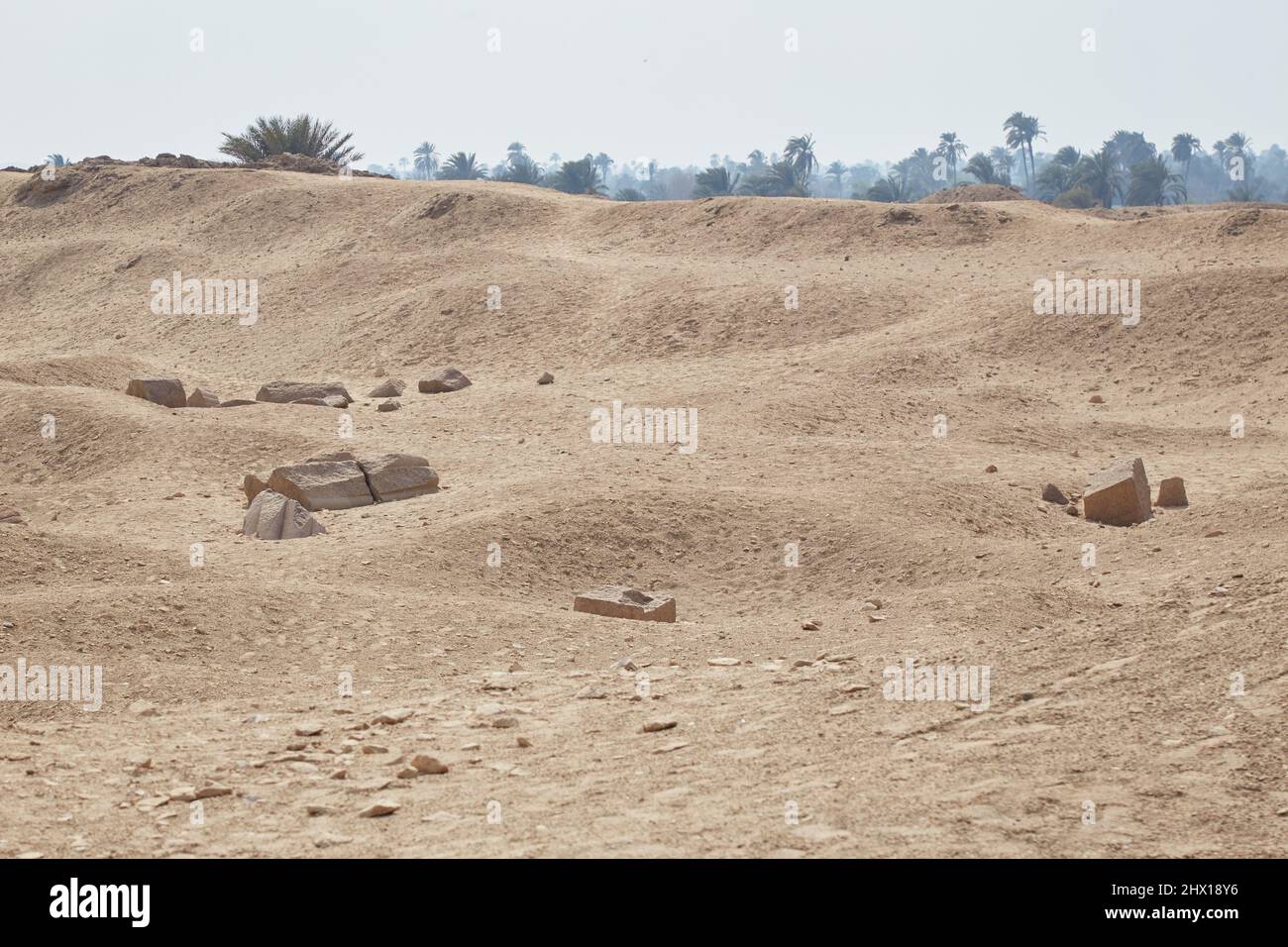 The Pyramid of Hawara, Most Known for Its Lost Labyrinth Stock Photo ...