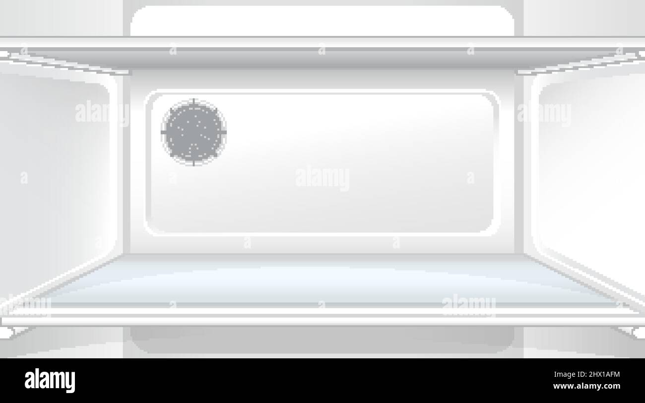 Close up an inside the refrigerator illustration Stock Vector Image ...