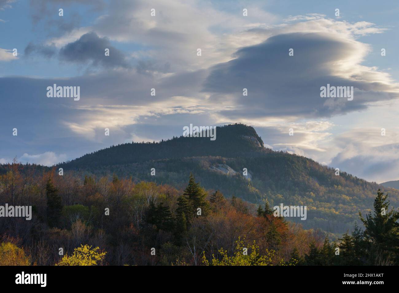 View from Sugar Hill Scenic Vista along the Kancamagus Scenic Byway ...