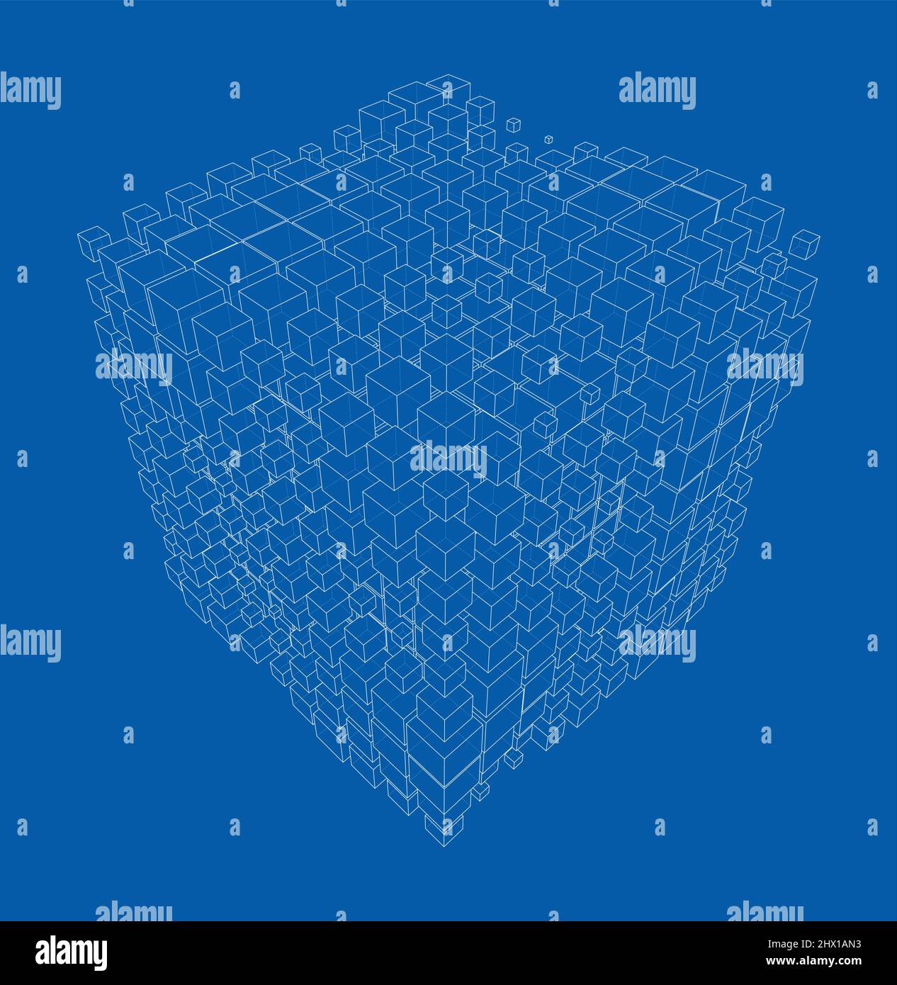 Vector abstract boxes background Stock Vector Image & Art - Alamy