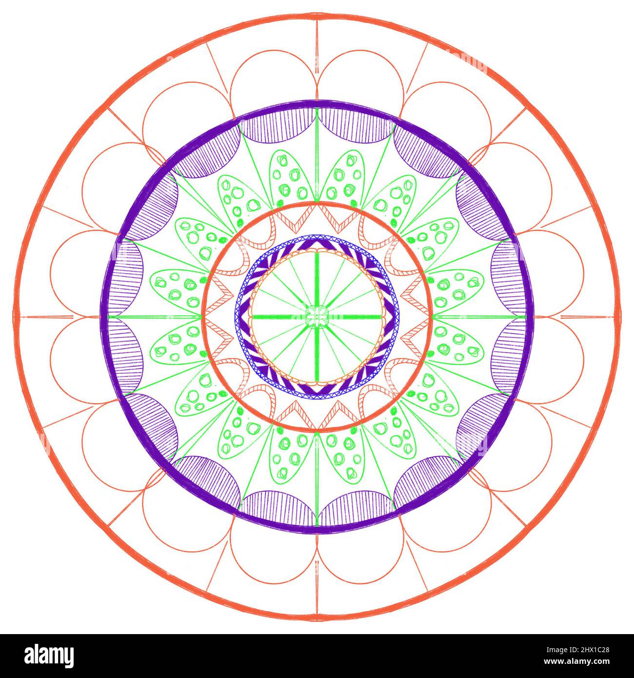 Tile gold design Cut Out Stock Images & Pictures - Alamy