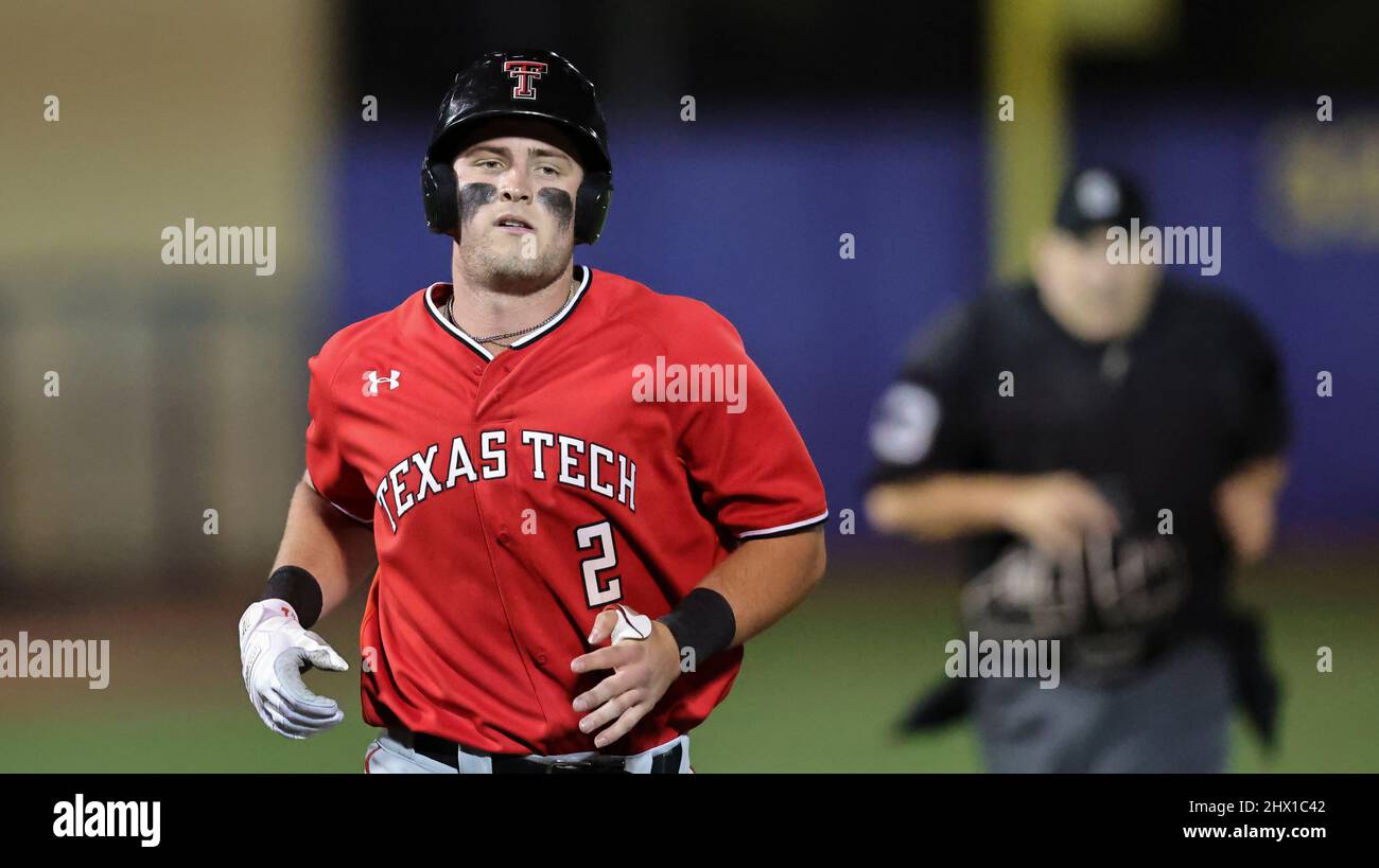 Biloxi, Mississippi. US, Mar 08, 2022: Texas Tech Red Raiders infielder ...