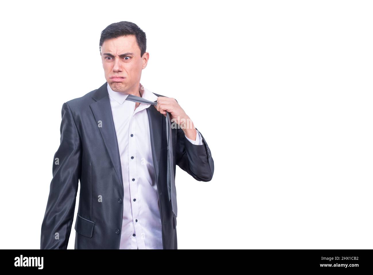 Male taking off Cut Out Stock Images & Pictures - Alamy