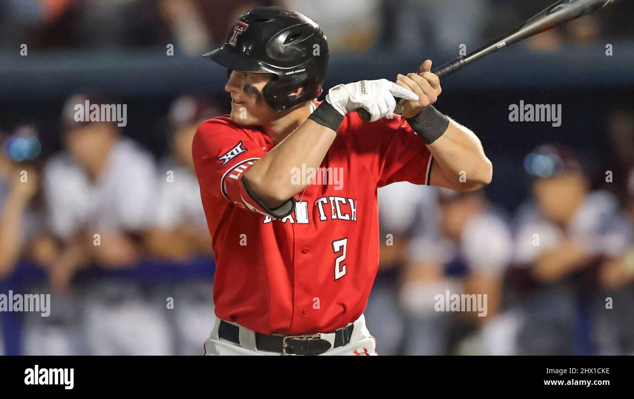 Biloxi, Mississippi. US, Mar 08, 2022: Texas Tech Red Raiders infielder ...