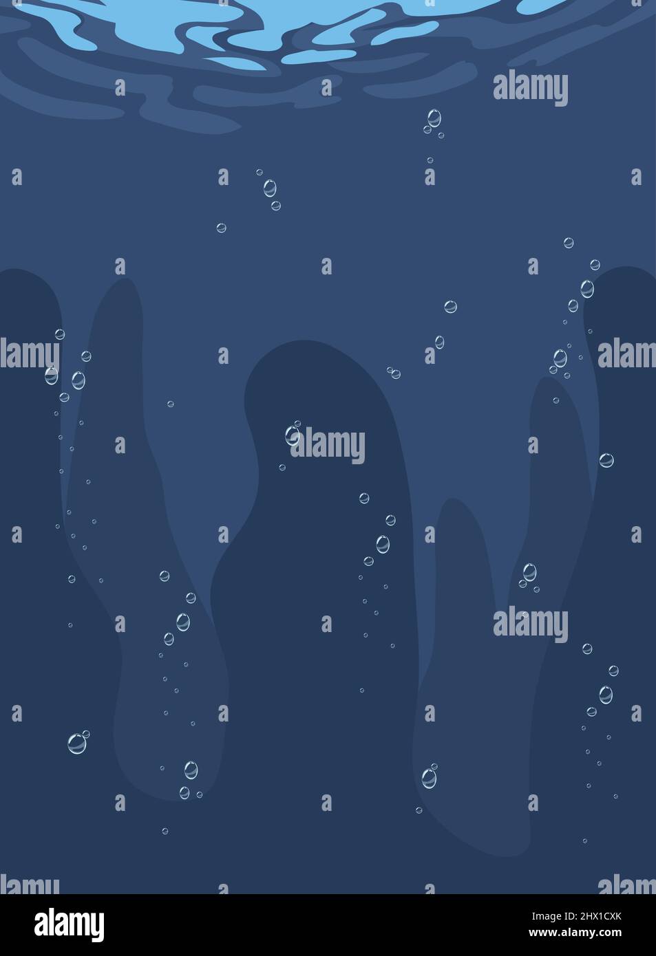 underwater bubbles sea Stock Vector Image & Art - Alamy