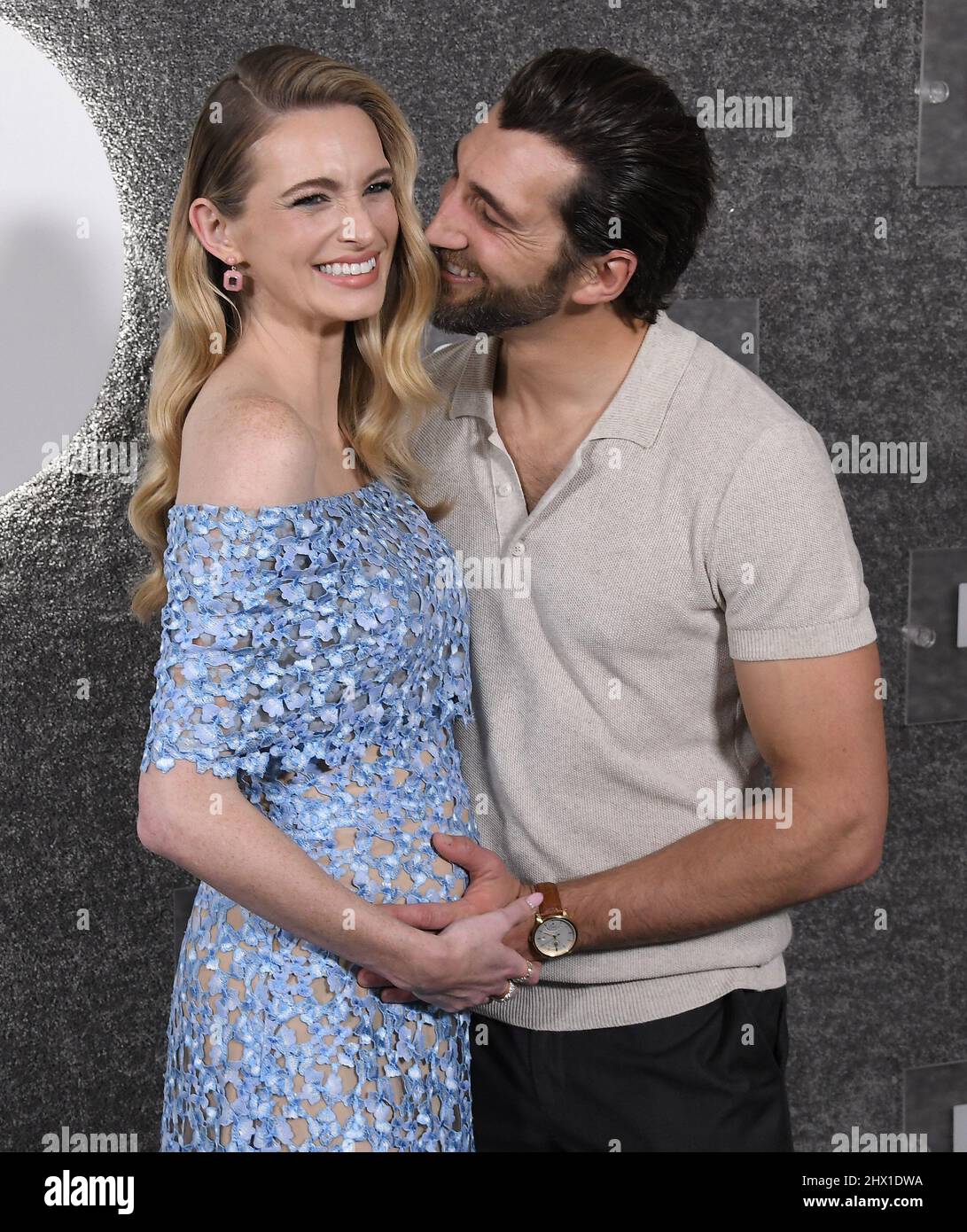 West Hollywood, CA, US, March 8, 2022. (L R) Allegra Edwards and Clayton Snyder at Amazon Prime ...