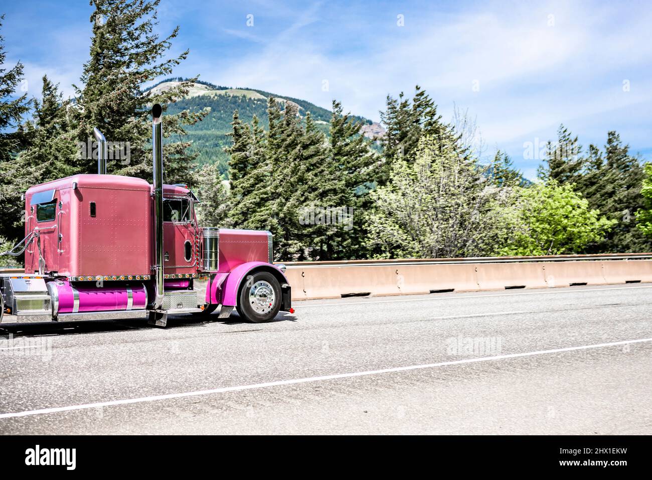 Pink Peterbilt