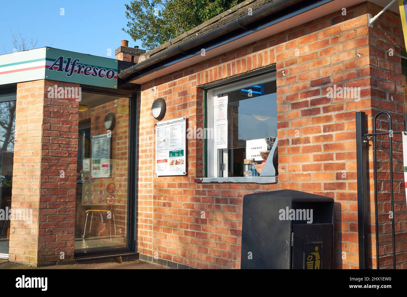 Small coffee shop in West Bridgford, Nottingham, UK Stock Photo - Alamy