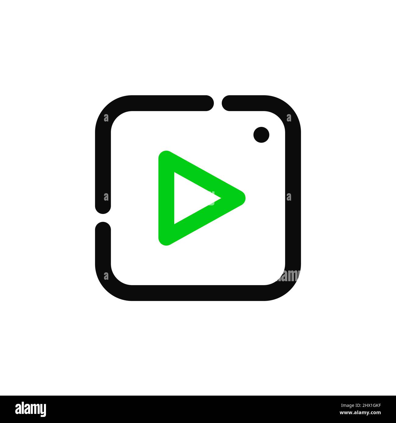 Watching online video photo Stock Vector Images - Alamy