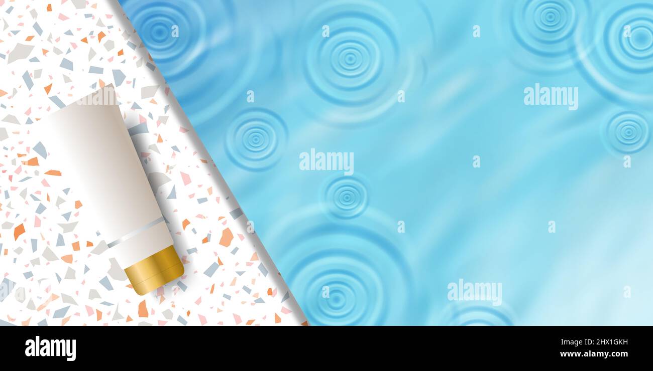 Top view makeup product Stock Vector Images - Alamy