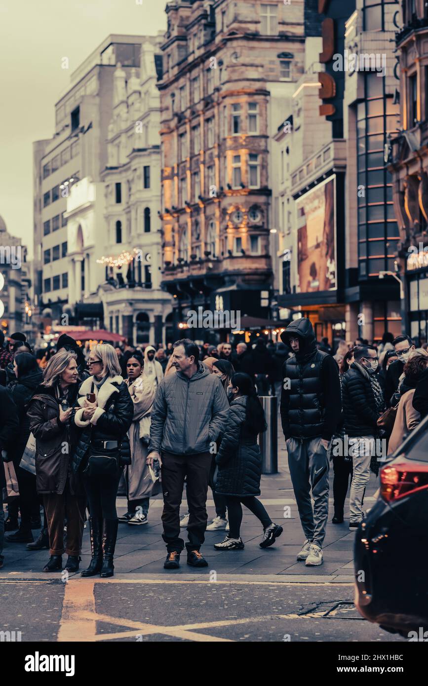 London Streets of the West End Stock Photo - Alamy