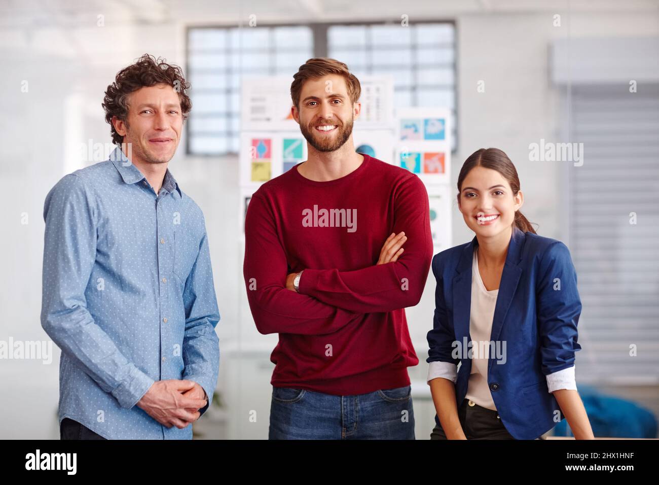 The dream design team. Portrait of a group of creative professionals in ...