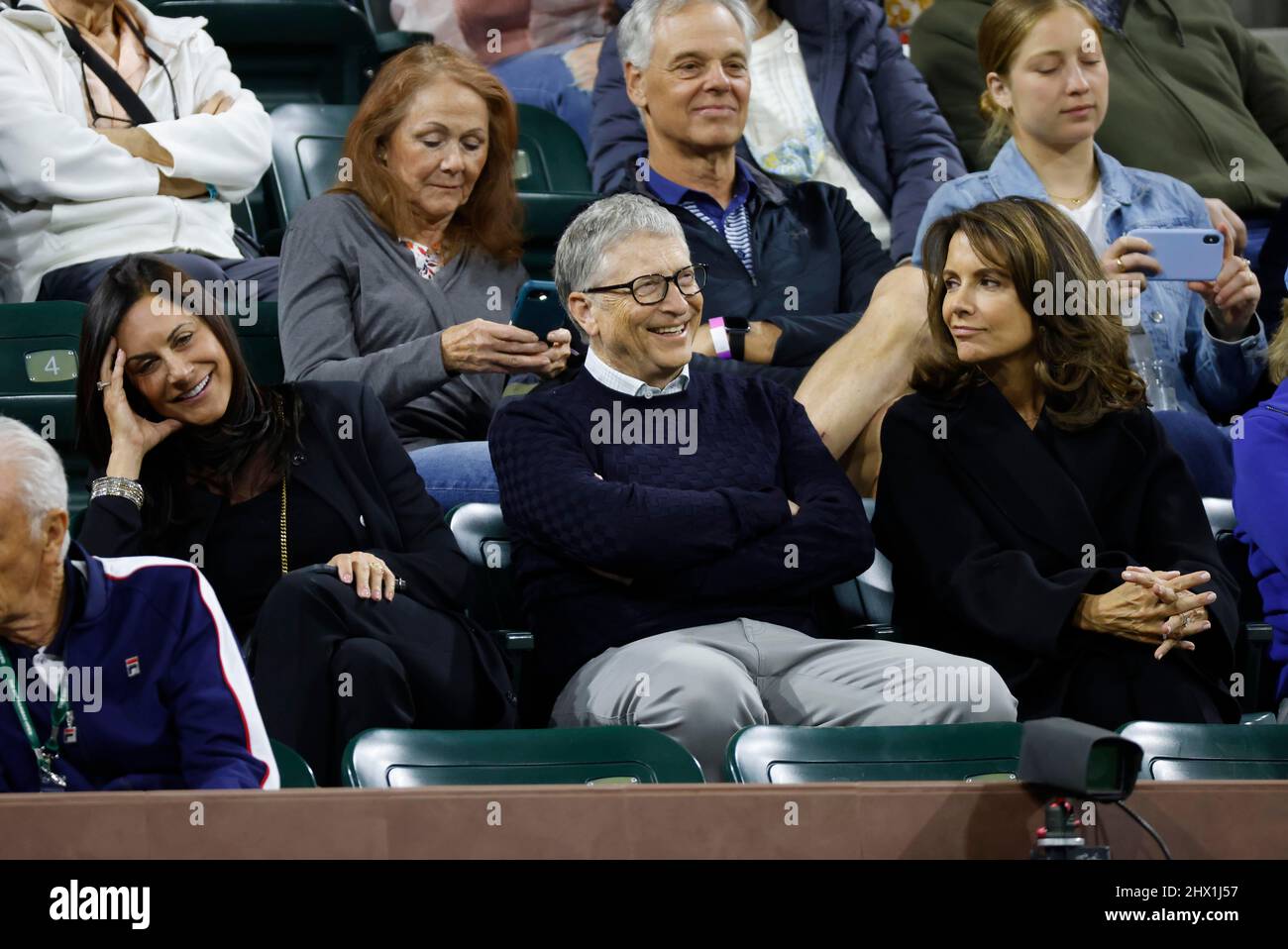 Indian Wells, California. US, March 08, 2022 Microsoft founder Bill ...