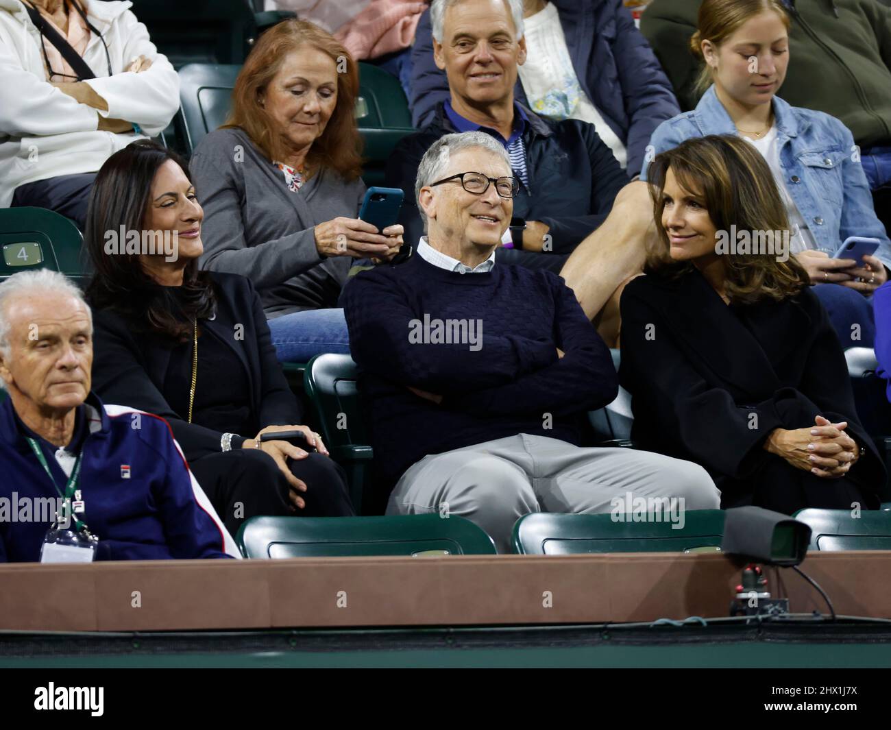 Indian Wells, California. US, March 08, 2022 Microsoft founder Bill ...