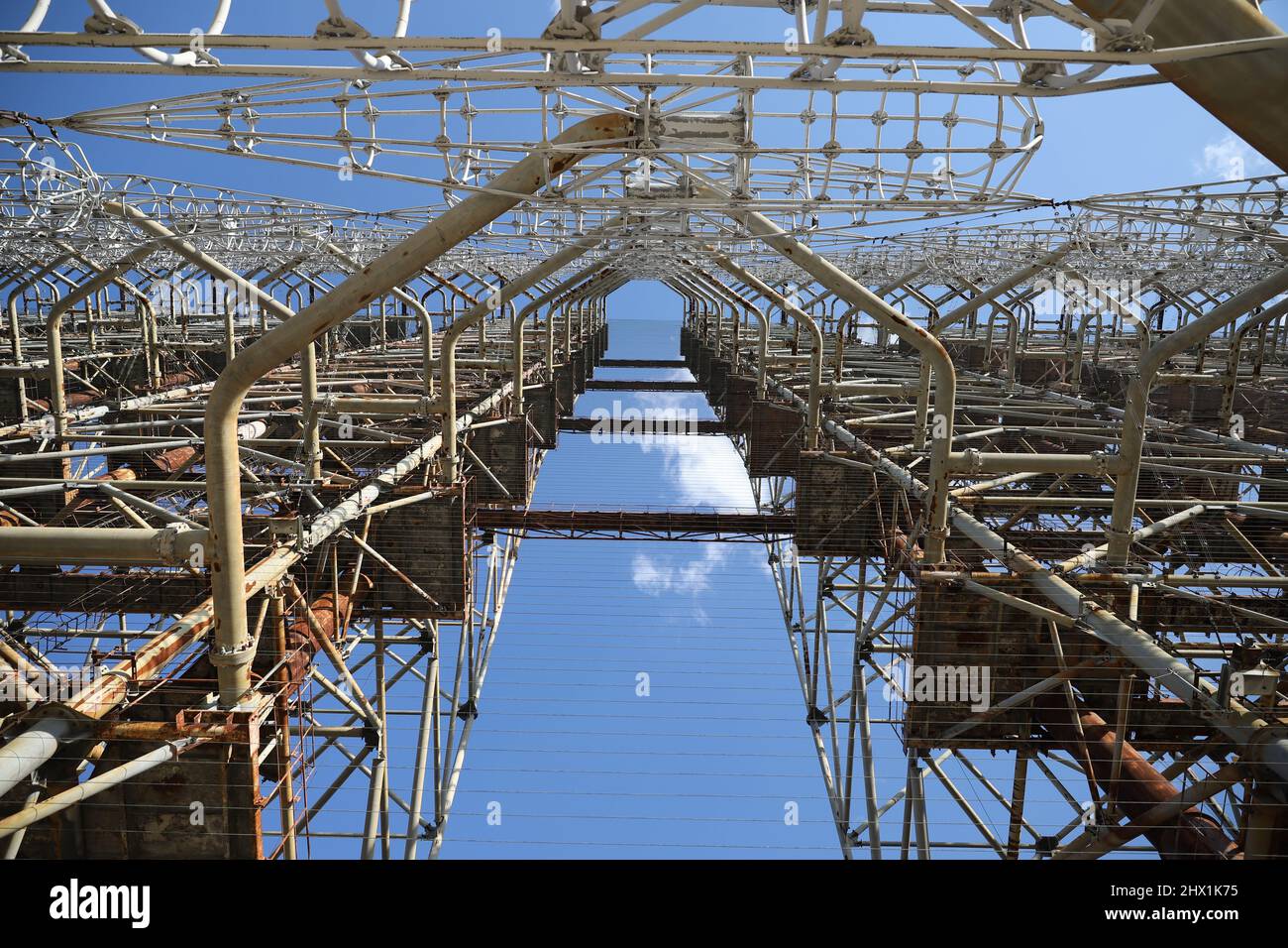 Duga Radar in Chernobyl Exclusion Zone, Chernobyl, Ukraine Stock Photo ...