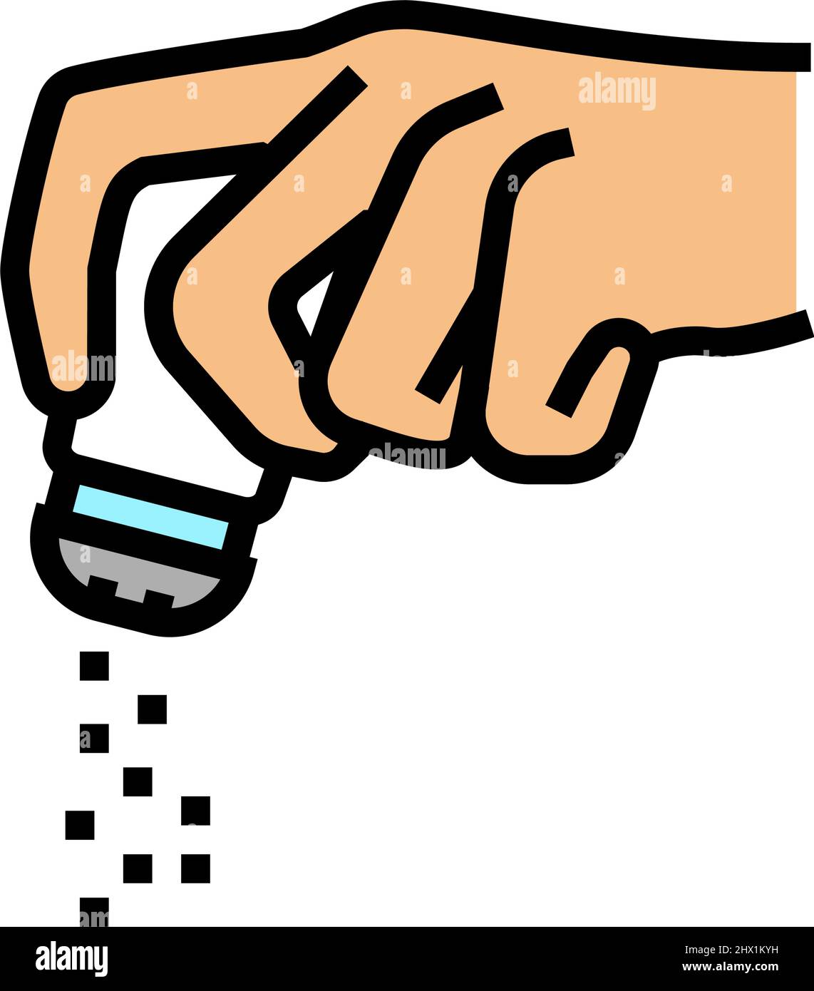 salt add color icon vector illustration Stock Vector Image & Art - Alamy