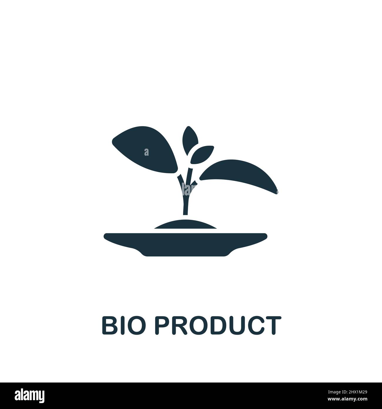 Bio Product icon. Monochrome simple icon for templates, web design and ...