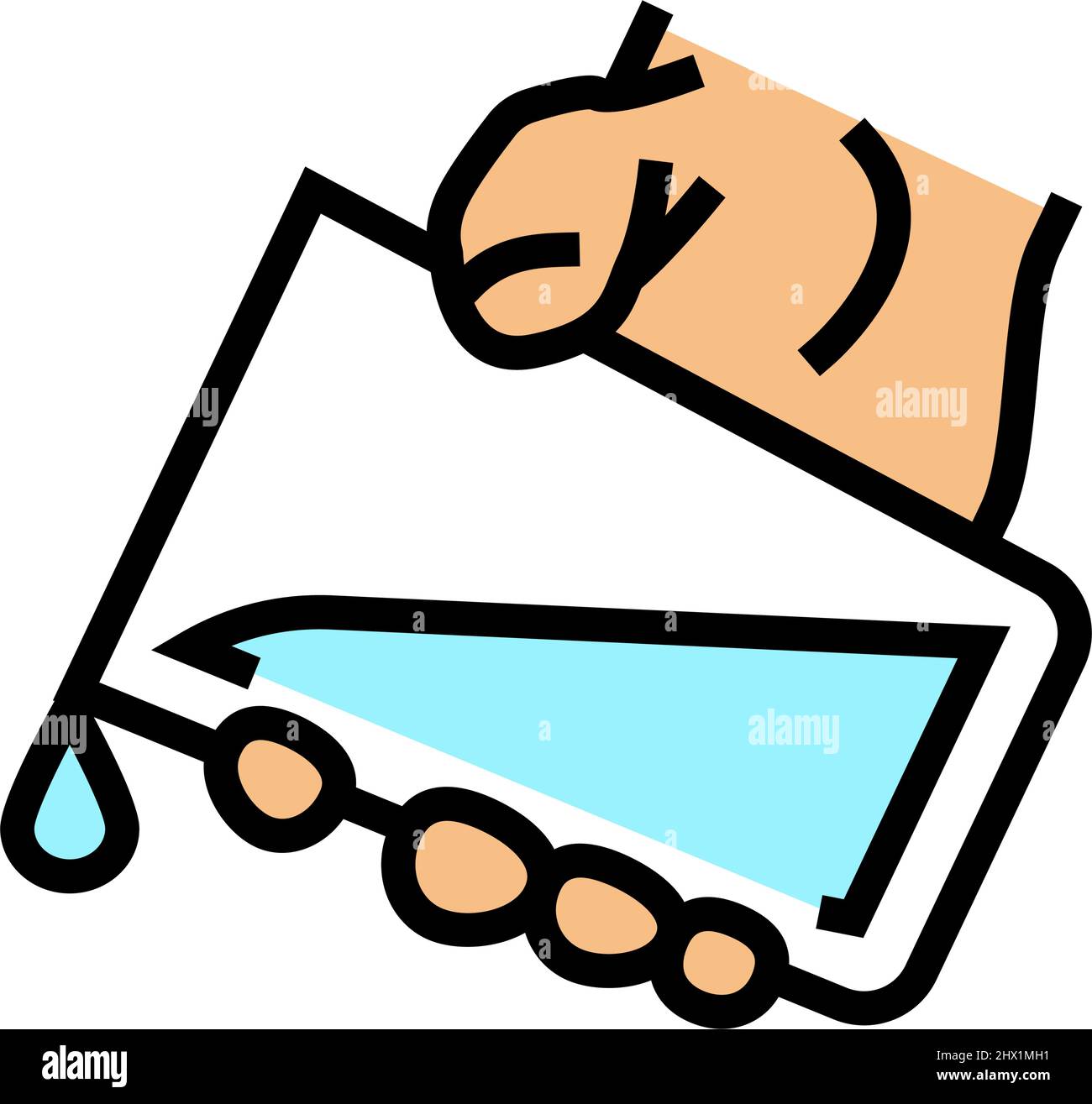 water add color icon vector illustration Stock Vector Image & Art - Alamy