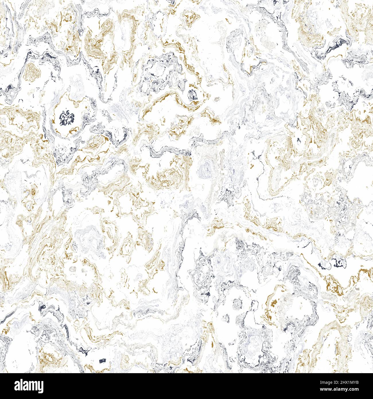 White tonal marbled seamless texture. Irregular pale ink blotch paint ...