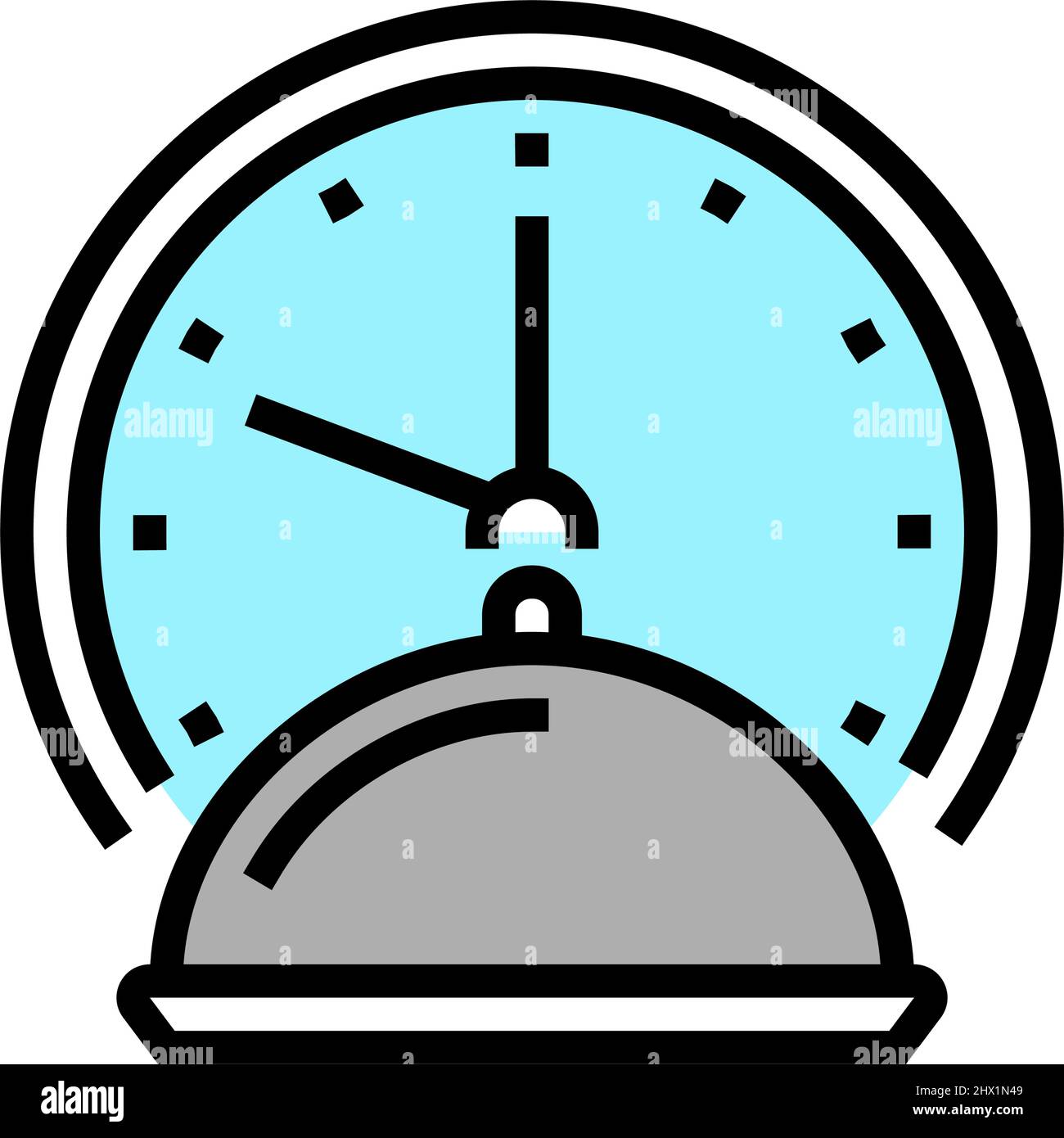 cooking time color icon vector illustration Stock Vector Image & Art ...