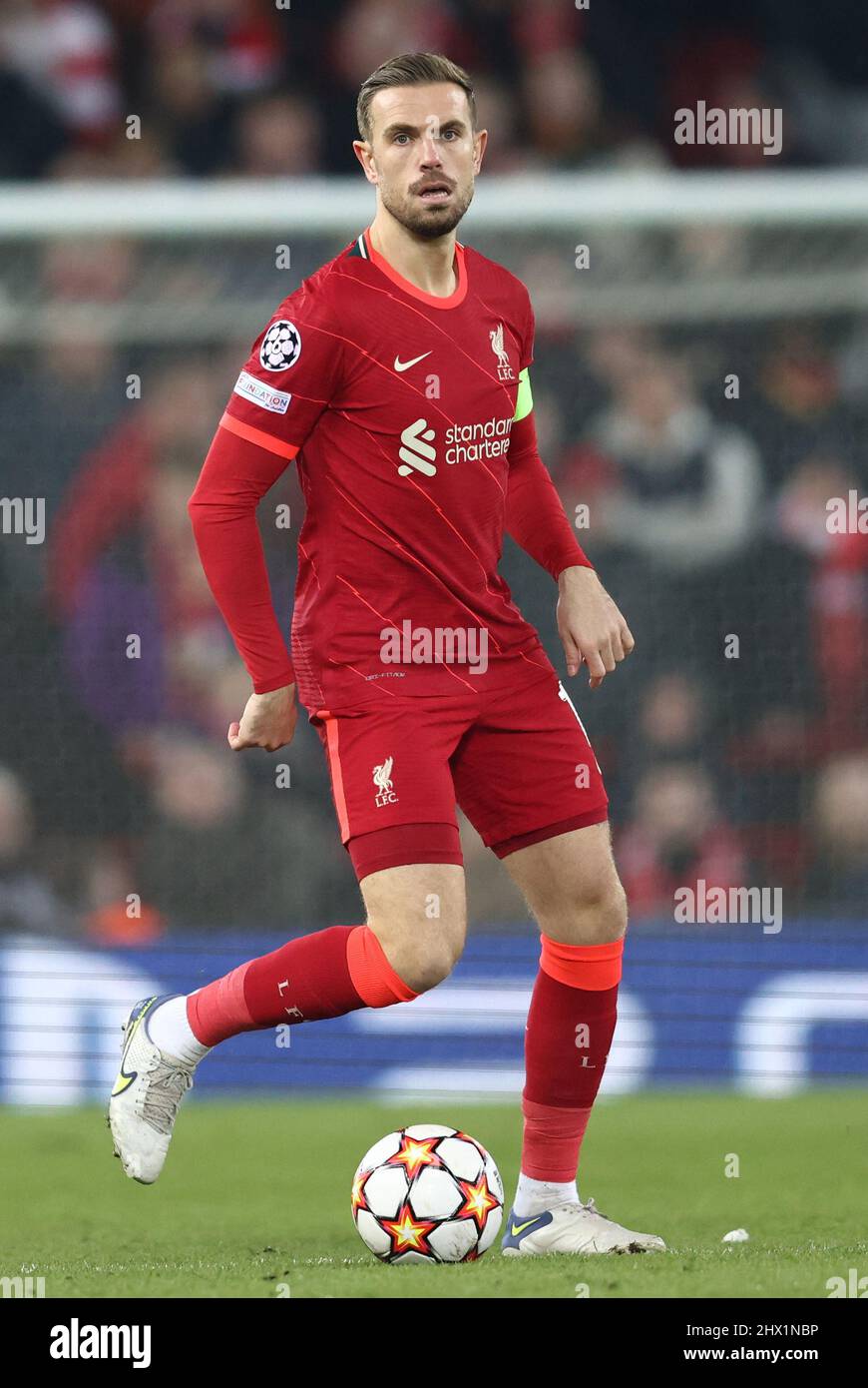 Liverpool, England, 8th March 2022. Jordan Henderson of Liverpool ...