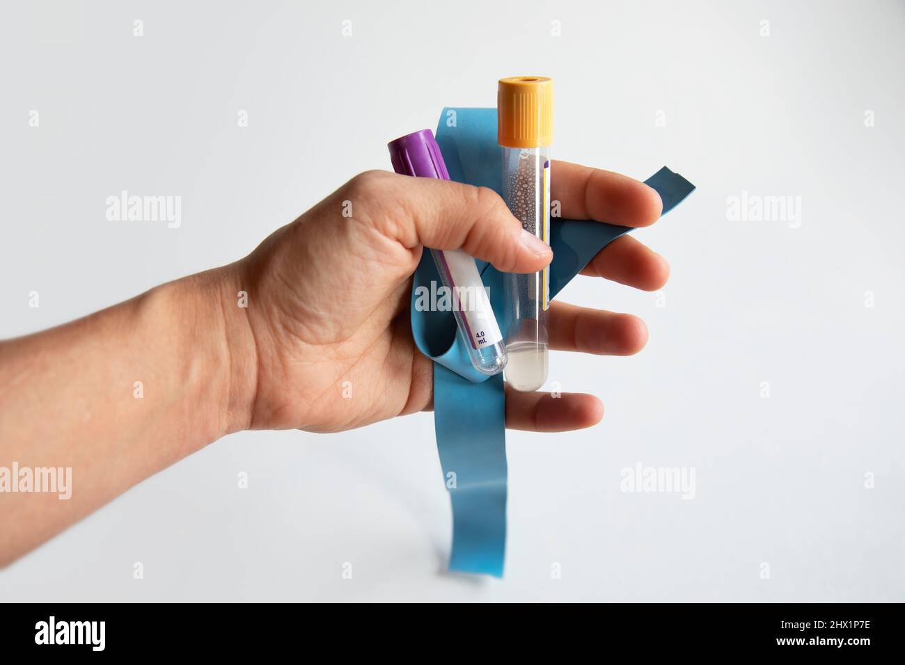 disposable blood collection equipment consisting of needle and tubing ...