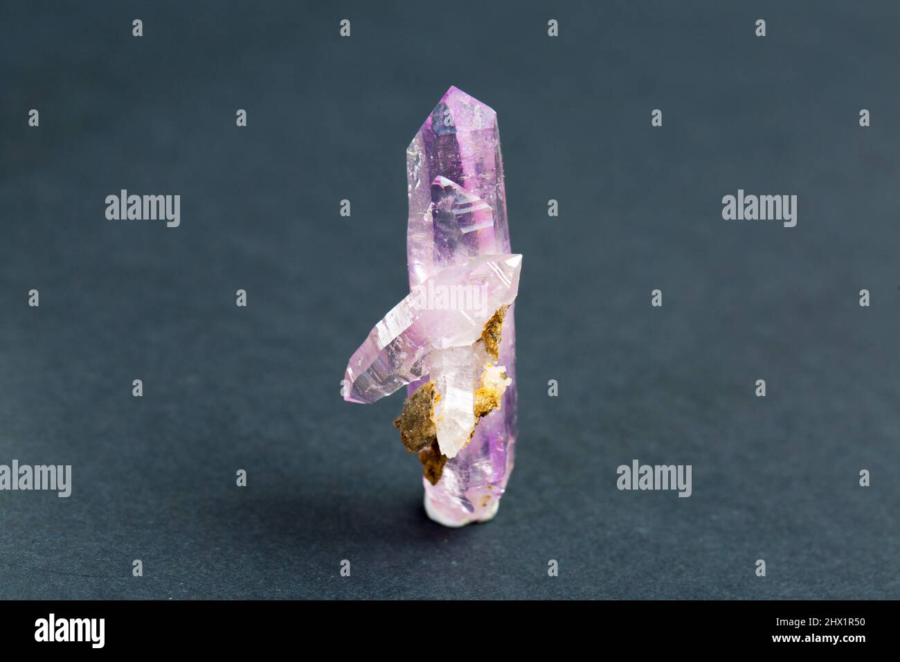 amethyst mineral specimen stone rock geology gem crystal Stock Photo ...