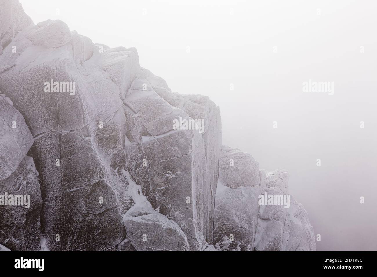 The summit of Mount Liberty in Lincoln, New Hampshire, which is part of ...