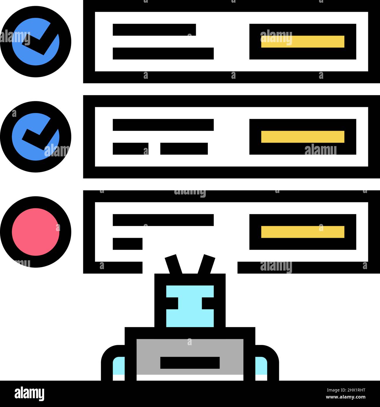guideline system color icon vector illustration Stock Vector Image ... guideline system color icon vector illustration Stock Vector Image ...