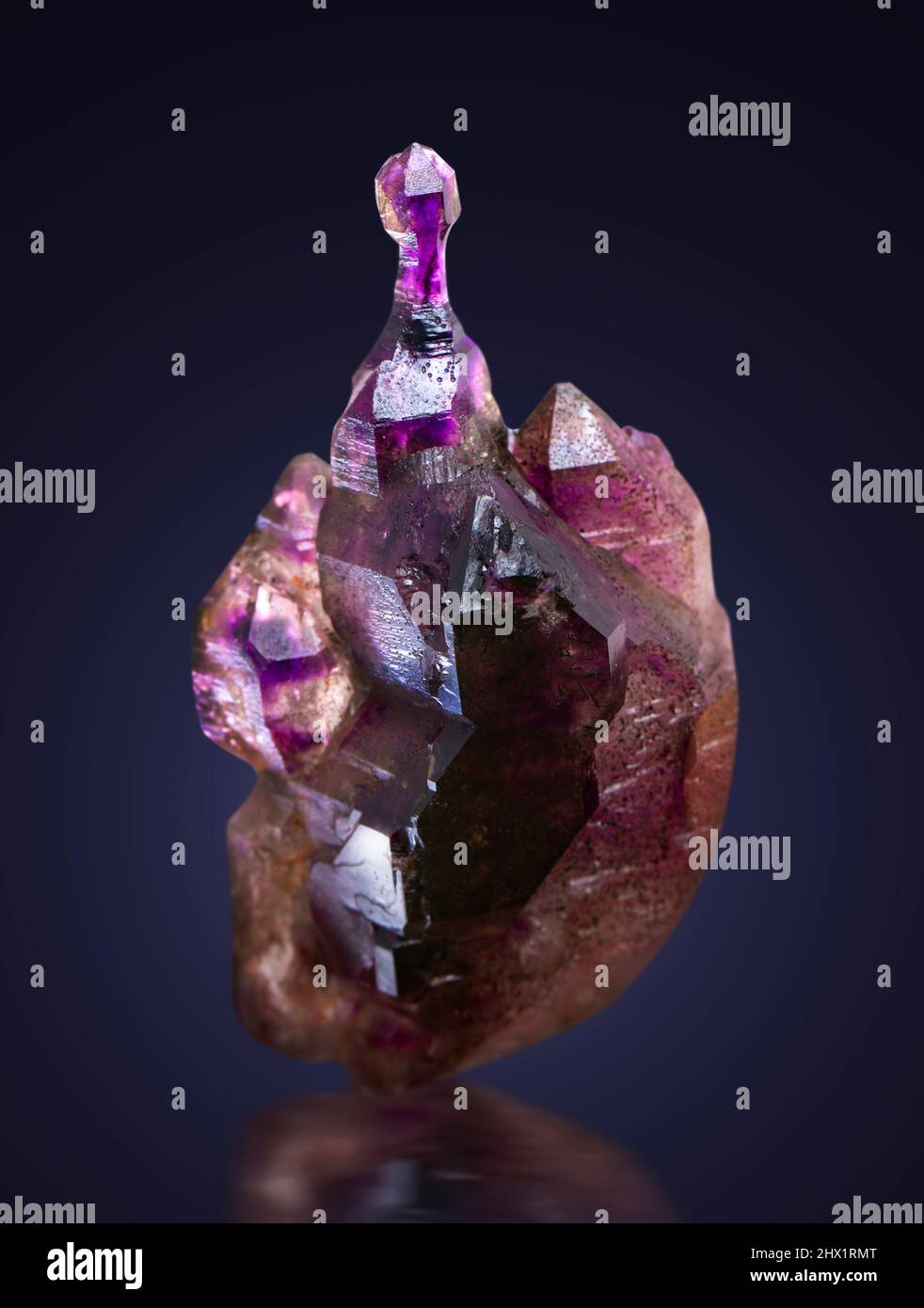 amethyst mineral specimen stone rock geology gem crystal Stock Photo ...