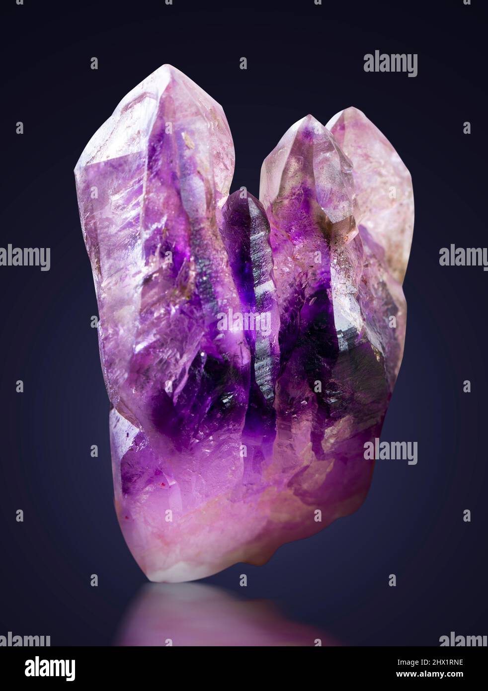 amethyst mineral specimen stone rock geology gem crystal Stock Photo ...