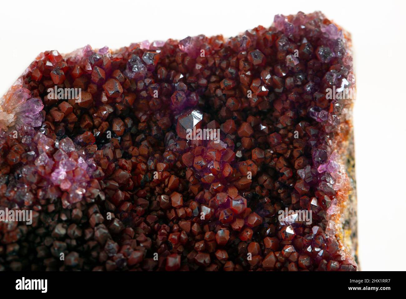 amethyst mineral specimen stone rock geology gem crystal Stock Photo ...