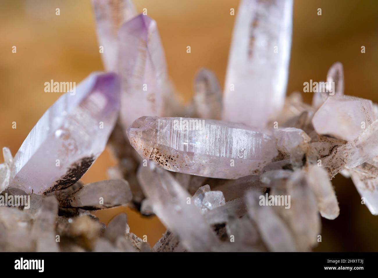 amethyst mineral specimen stone rock geology gem crystal Stock Photo ...