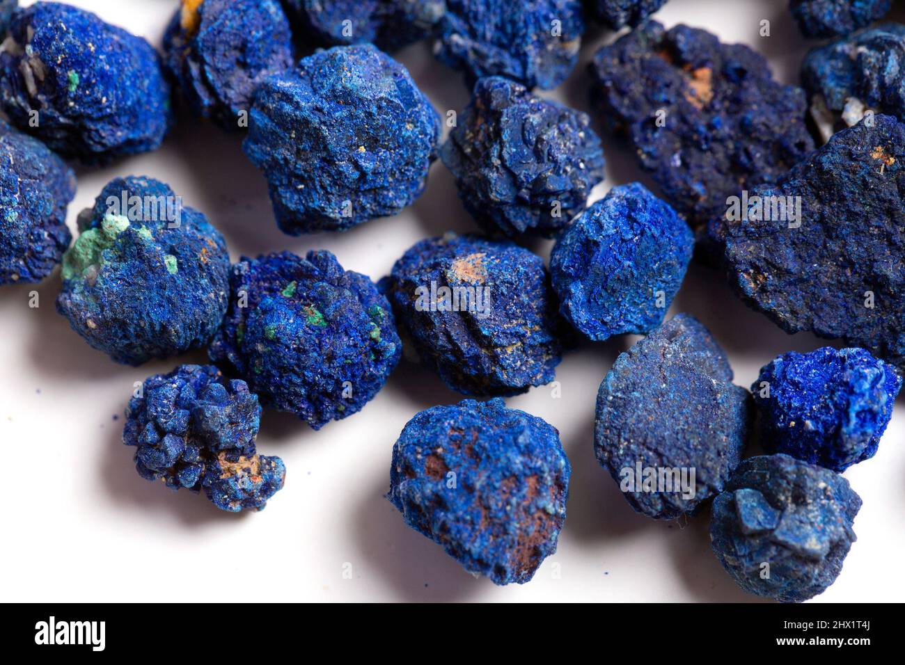 azurite mineral specimen stone rock geology gem crystal Stock Photo - Alamy