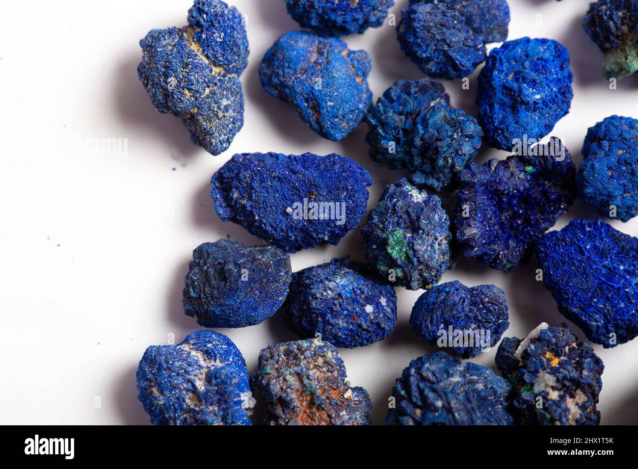 azurite mineral specimen stone rock geology gem crystal Stock Photo - Alamy