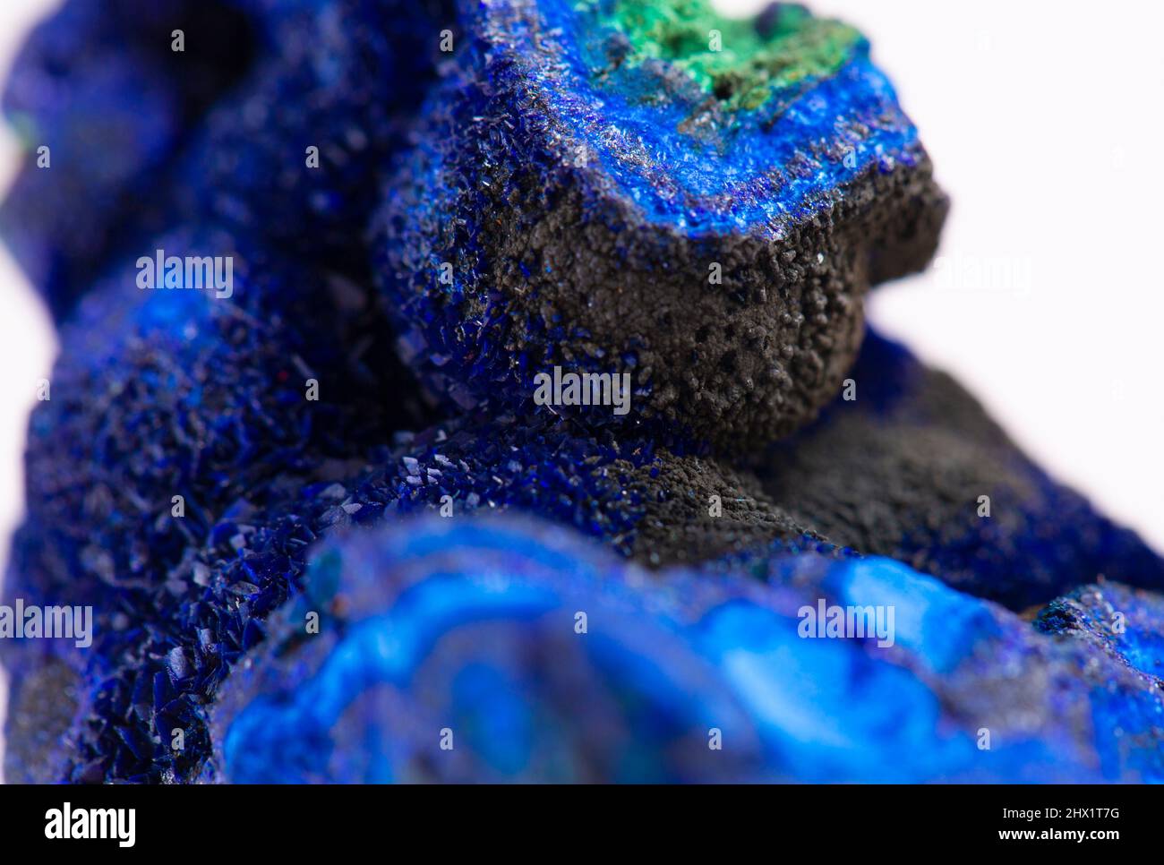 azurite mineral specimen stone rock geology gem crystal Stock Photo - Alamy