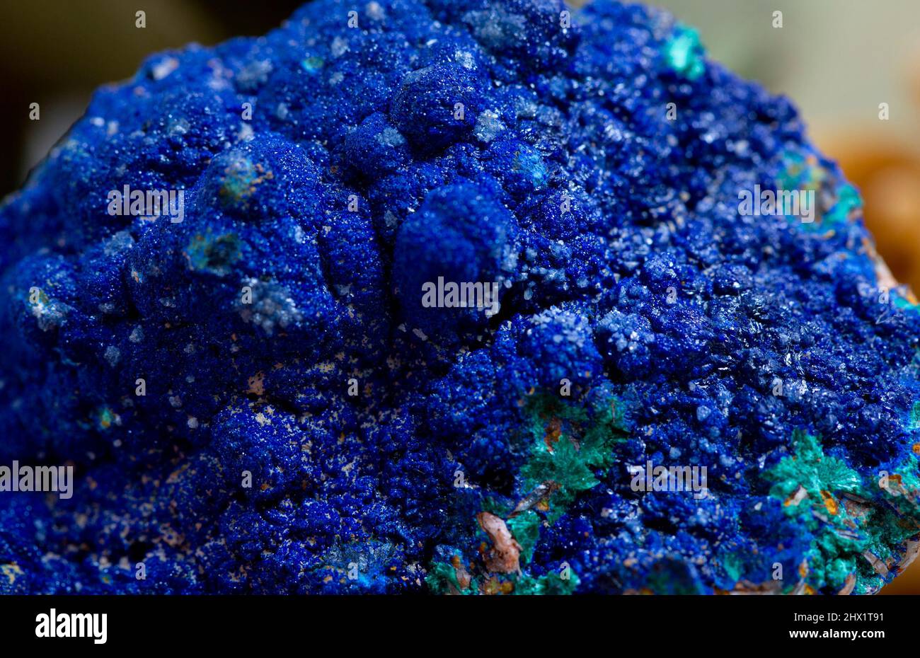 azurite mineral specimen stone rock geology gem crystal Stock Photo - Alamy