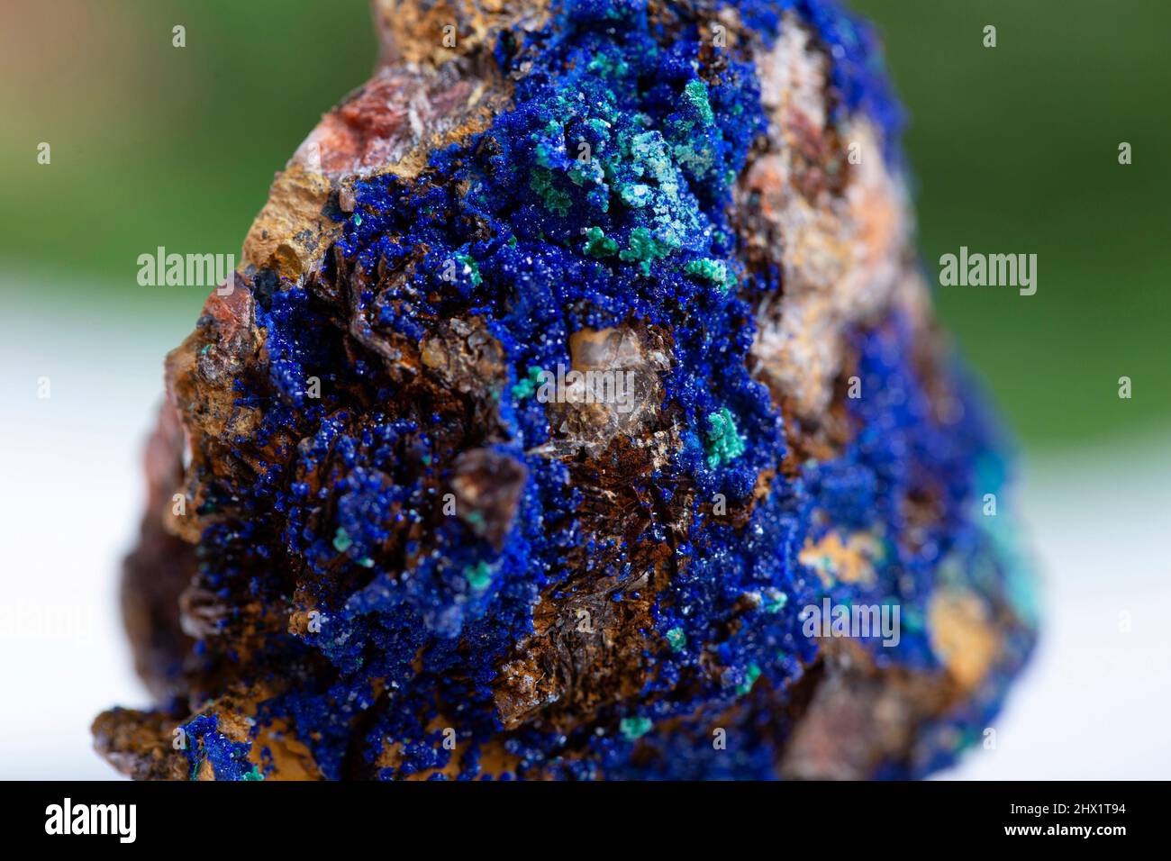 azurite mineral specimen stone rock geology gem crystal Stock Photo - Alamy
