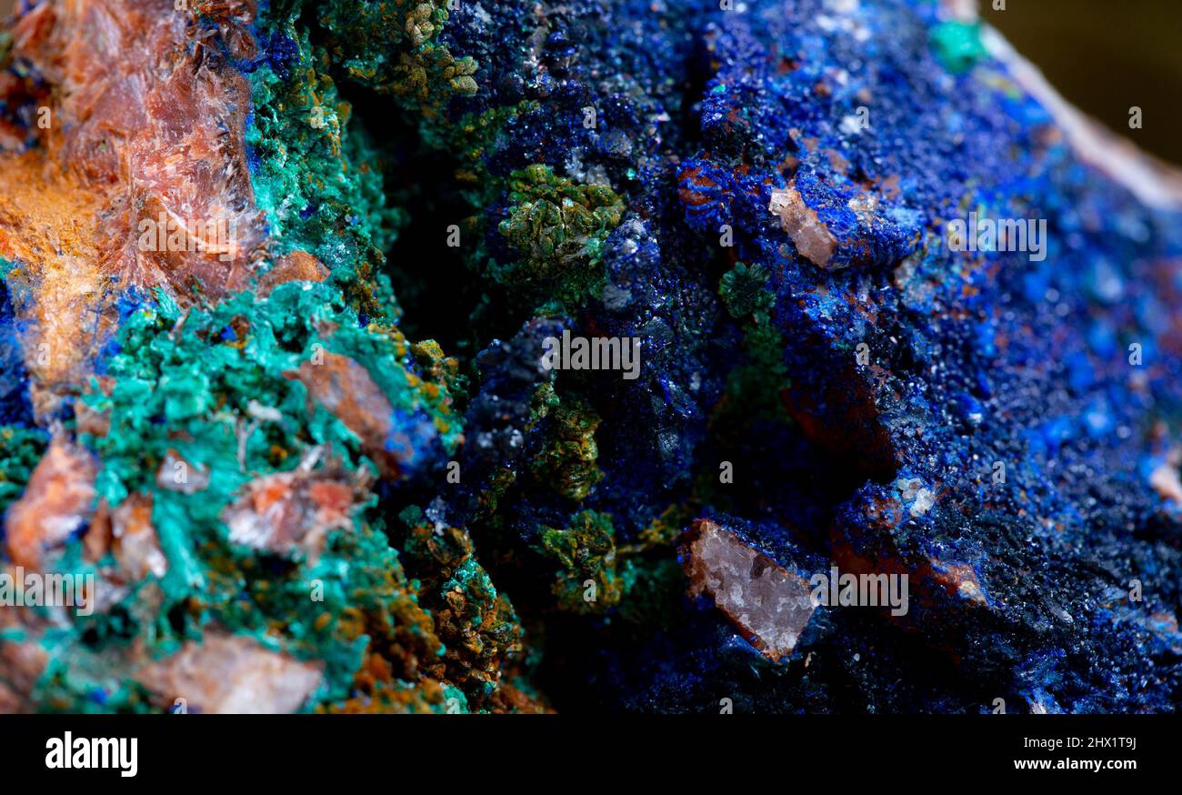 Light blue azurite hi-res stock photography and images - Alamy