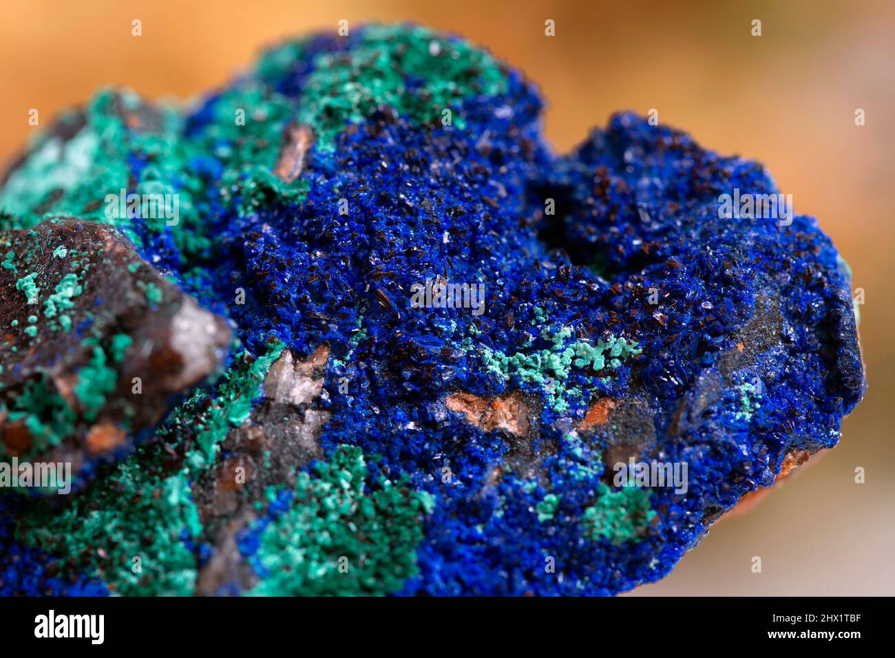 azurite mineral specimen stone rock geology gem crystal Stock Photo - Alamy
