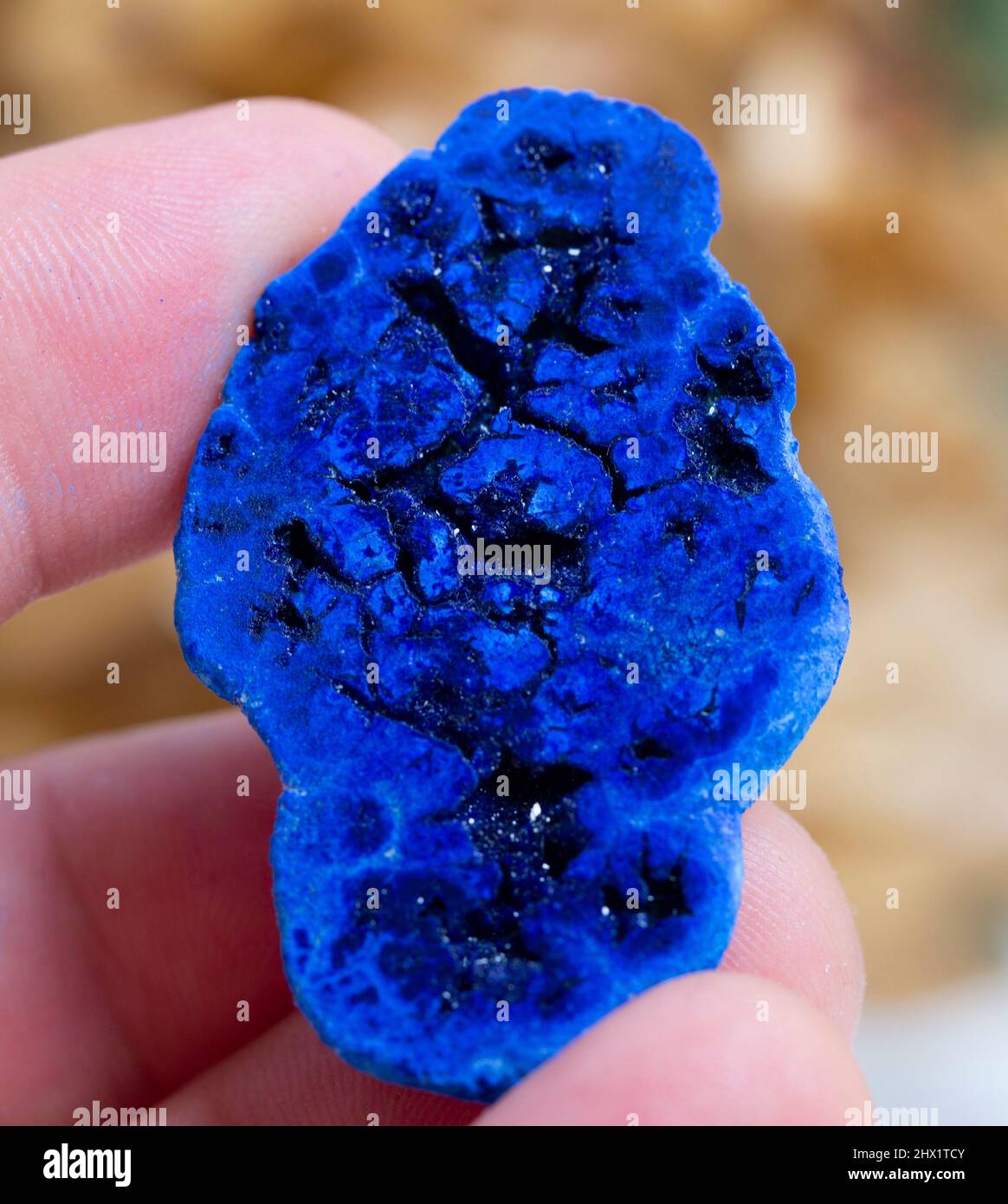 azurite mineral specimen stone rock geology gem crystal Stock Photo - Alamy