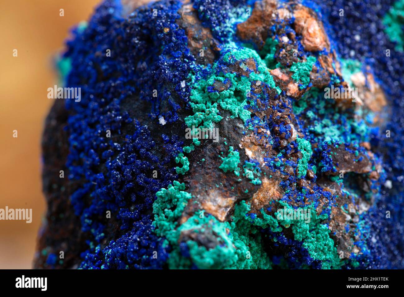 azurite mineral specimen stone rock geology gem crystal Stock Photo - Alamy